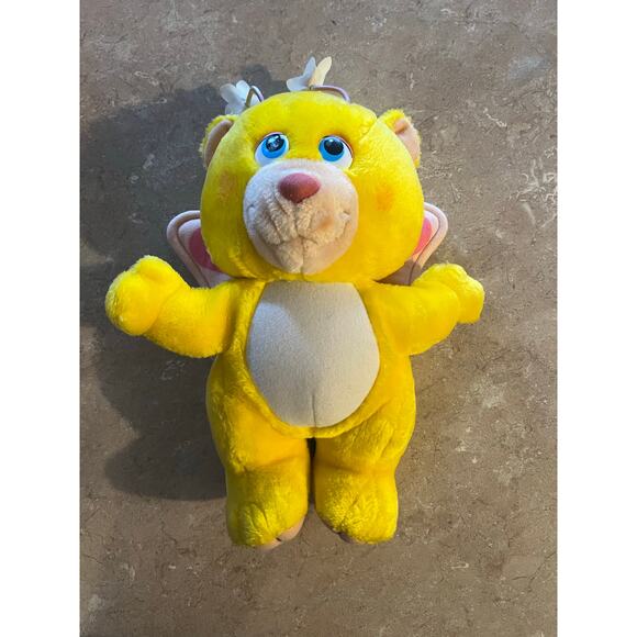 Hasbro | Toys | Vintage 985 Hasbro Softies Butter Bear Wings Wuzzle ...
